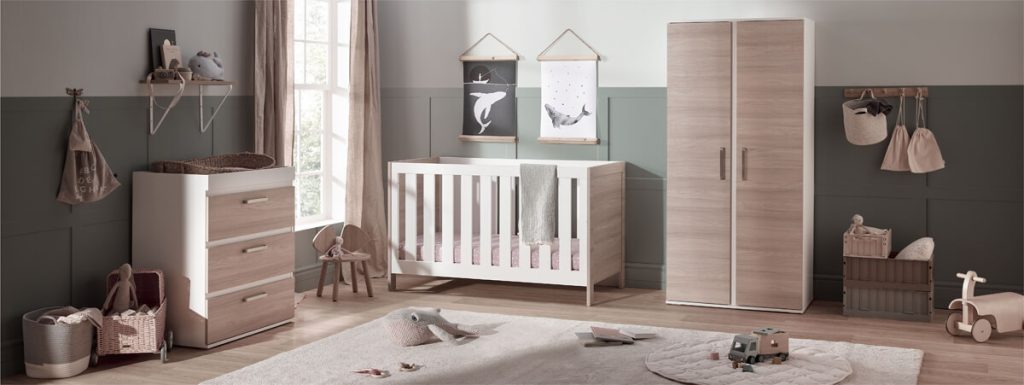 Silver Cross Finchley 3 Piece - Cotbed, Dresser & Wardrobe | Premier Baby